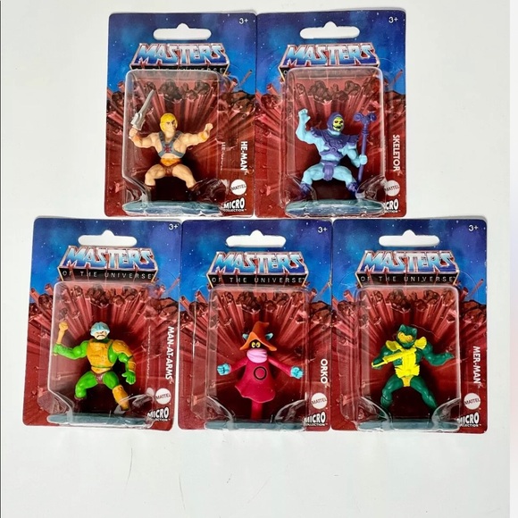 Toys | Rare Heman Masters Of The Universe Micro Figures | Poshmark